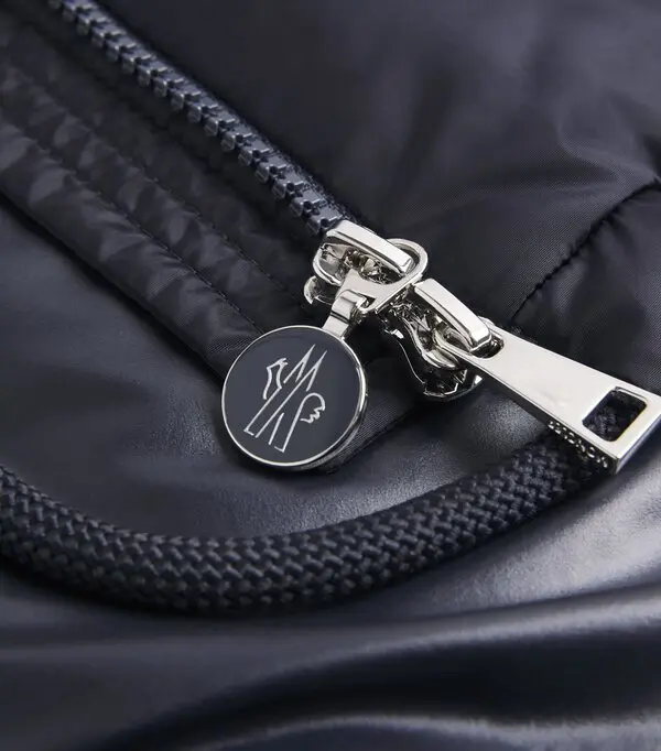 Moncler Down And Wool Panel Cardigan