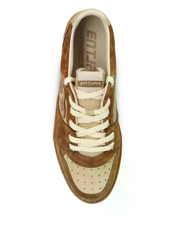 ENTERPRISE JAPAN Egg Rocket 2 Suede Trainers