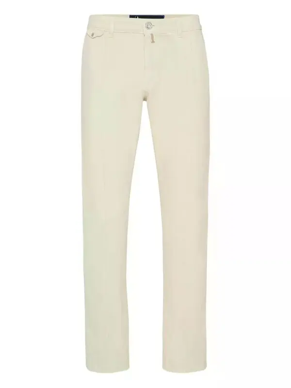 BILLIONAIRE Button-fastening Tapered Leg Jeans - Neutrals
