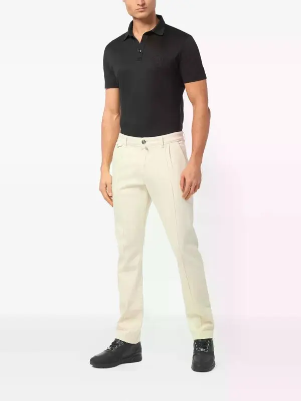 BILLIONAIRE Button-fastening Tapered Leg Jeans - Neutrals
