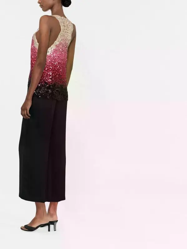 Ermanno Scervino Embellished Scoop Neck Tank Top