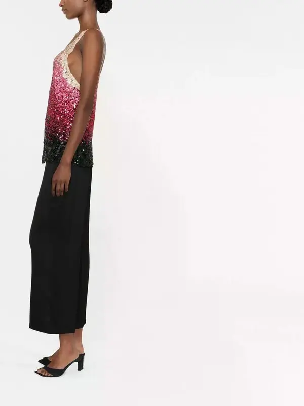 Ermanno Scervino Embellished Scoop Neck Tank Top