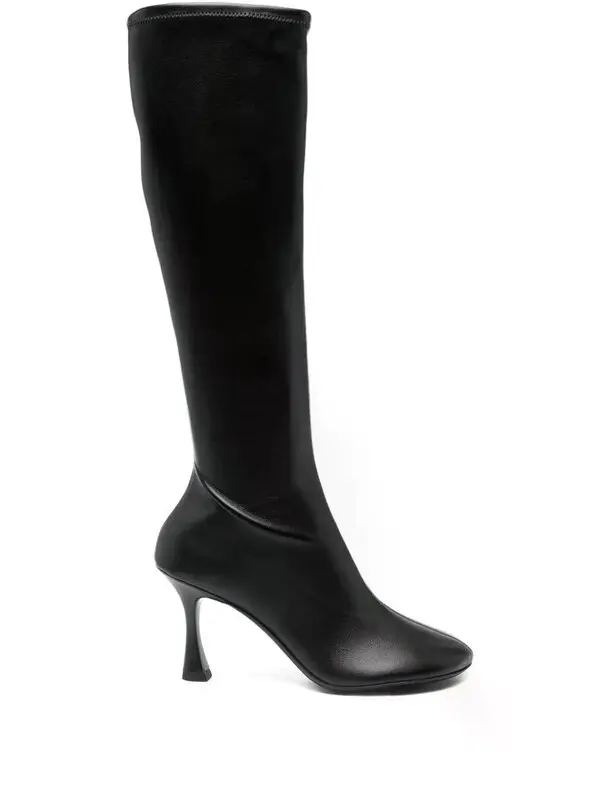 3JUIN 80mm Carine Calf-leather Zip Boots