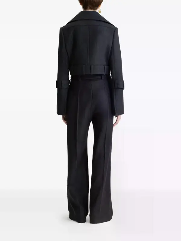 PATOU Belted Cropped Jacket