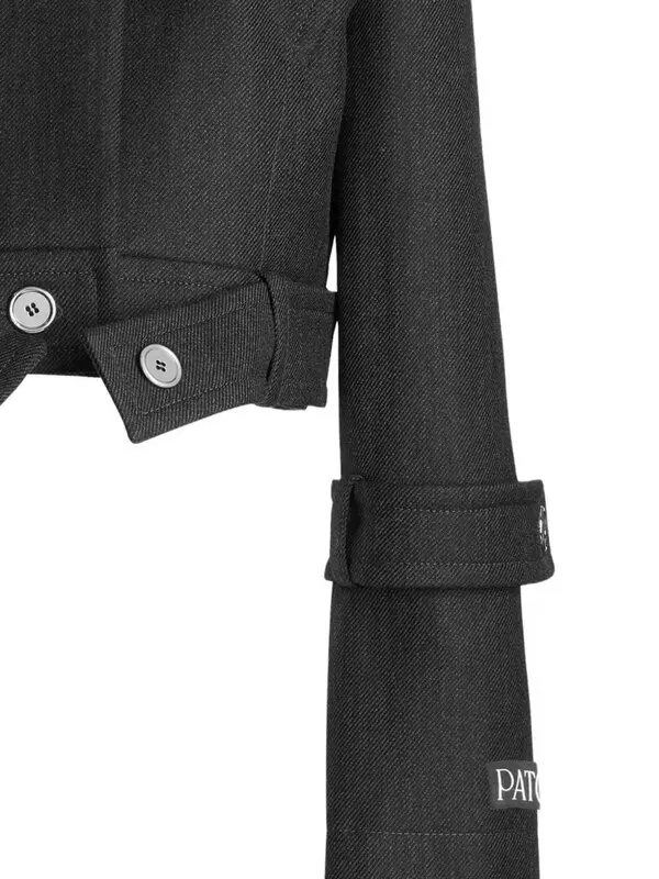 PATOU Belted Cropped Jacket