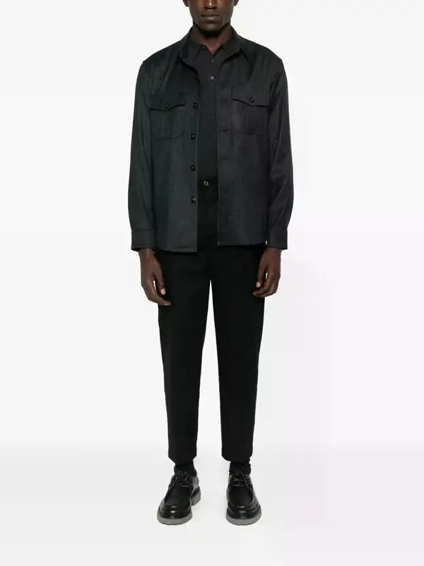 BRIGLIA 1949 Slit-pockets Trousers - Black