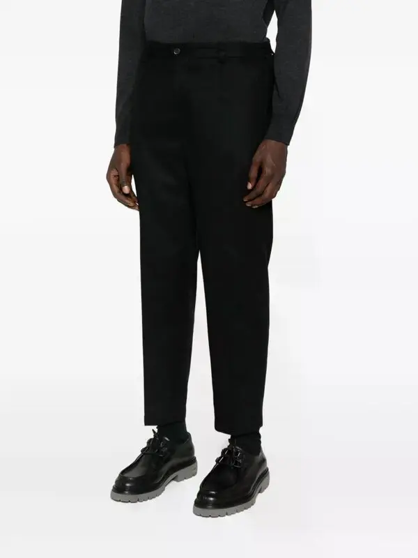 BRIGLIA 1949 Slit-pockets Trousers - Black