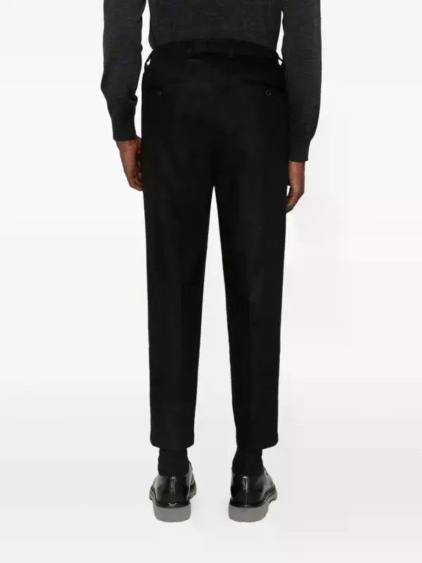 BRIGLIA 1949 Slit-pockets Trousers - Black