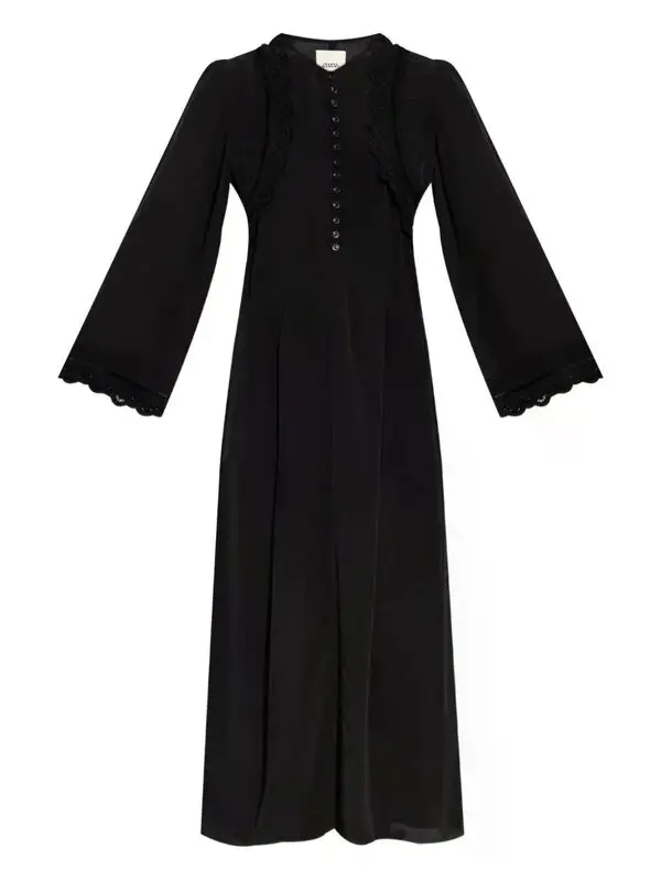 Isabel Marant Étoile Lace-trimmed Button-front Dress