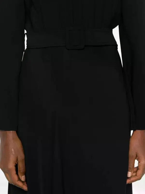 P.a.r.o.s.h Belted Flared Dress