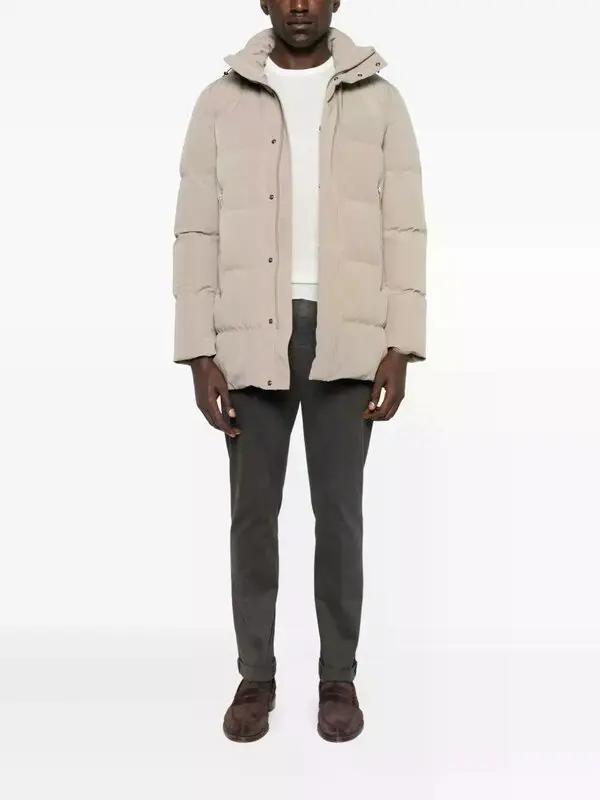 Paul & Shark Typhoon® Platinum Hooded Quilted Jacket