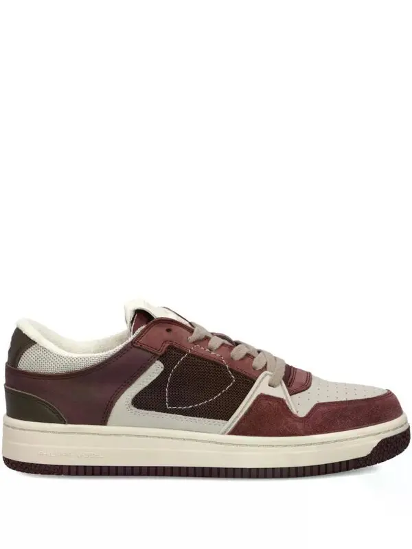 Philippe Model Suede-panelled Sneakers