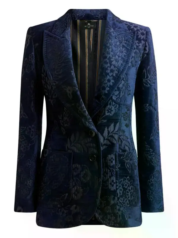 Etro Floral Jacquard Blazer