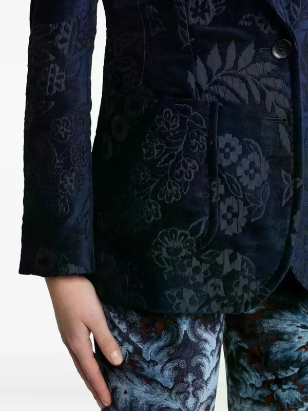 Etro Floral Jacquard Blazer