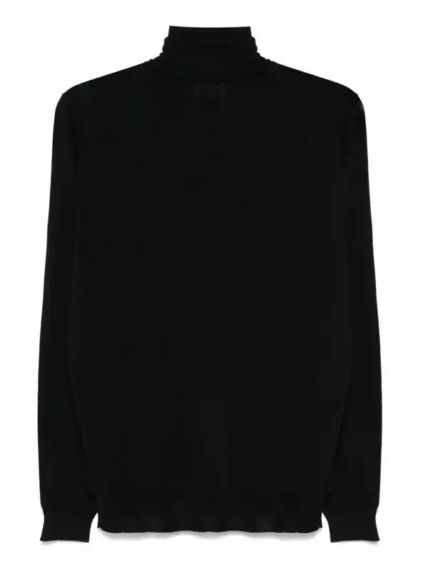 LARDINI Wool Turtleneck Sweater