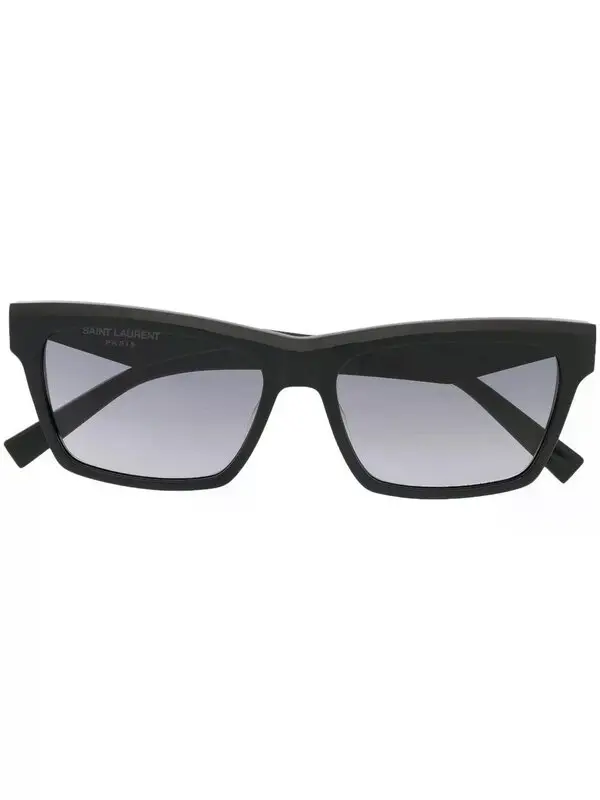 Saint Laurent Wayfarer Frame Sunglasses - Black
