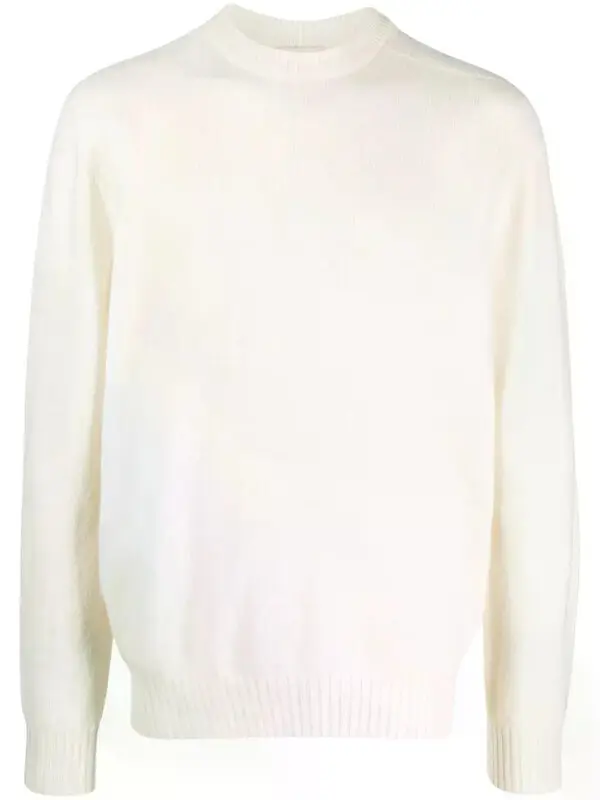 Altea Round-neck Virgin Wool Jumper - Neutrals