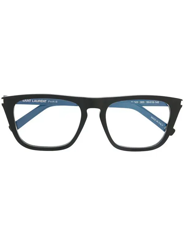 Saint Laurent Square Frame Eyeglasses - Black