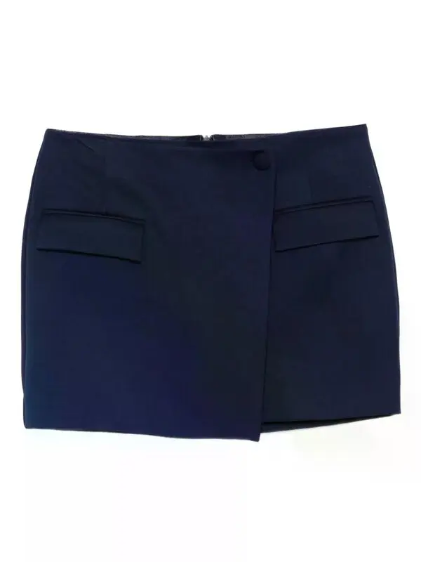 Patrizia Pepe Wrap-front Mini Skirt