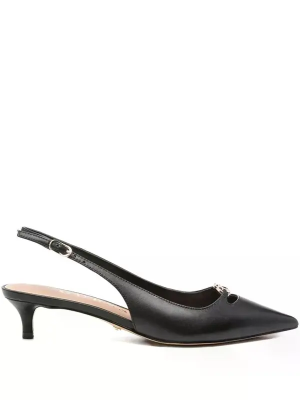 Guess 45mm Leather Slingback Pumps