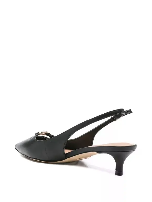 Guess 45mm Leather Slingback Pumps