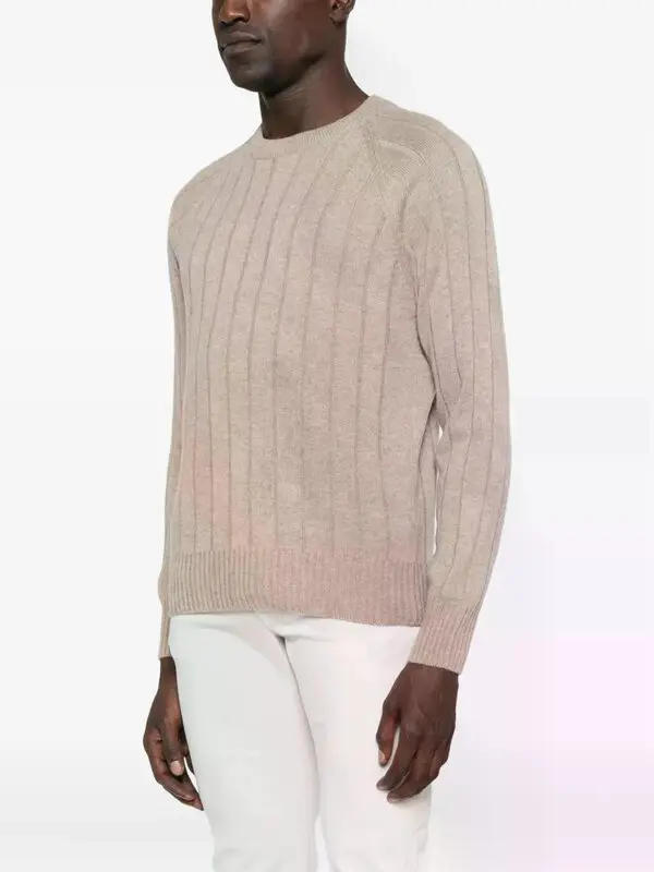 FILERIA Ribbed Crew-neck Sweater