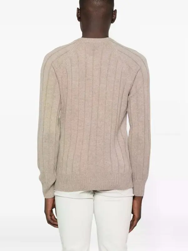 FILERIA Ribbed Crew-neck Sweater