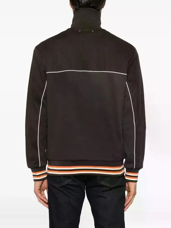 GOLDEN GOOSE Ribbed Panel Zip-up Jacket