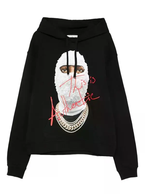 IH NOM UH NIT Graphic-print Cotton Hoodie