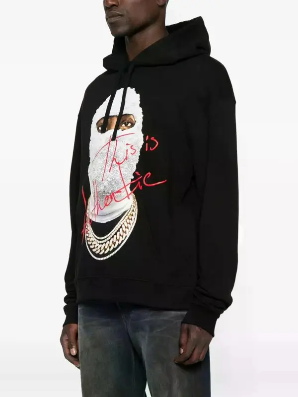 IH NOM UH NIT Graphic-print Cotton Hoodie
