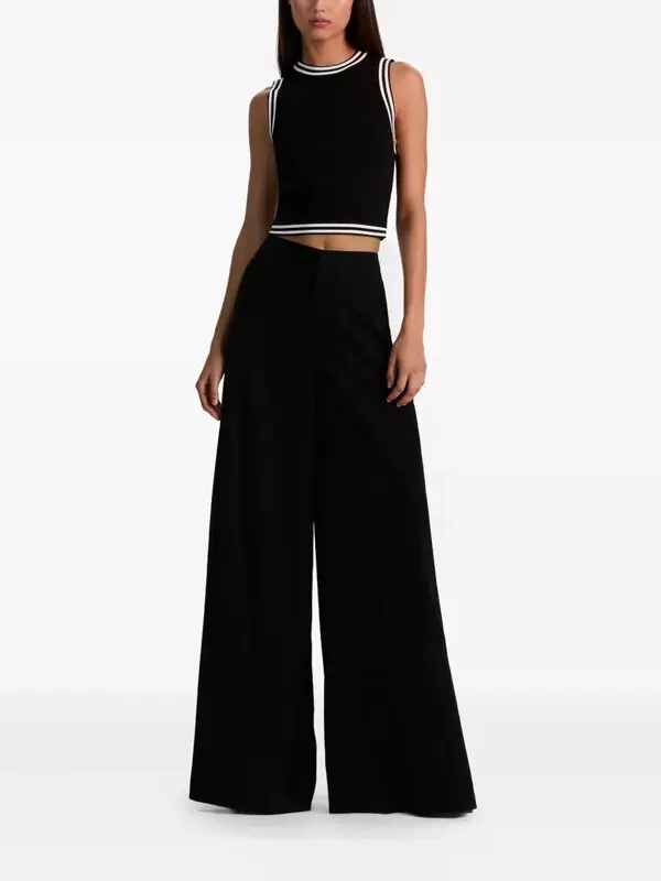 Alice + Olivia Nessi Side-stripe Palazzo Pants