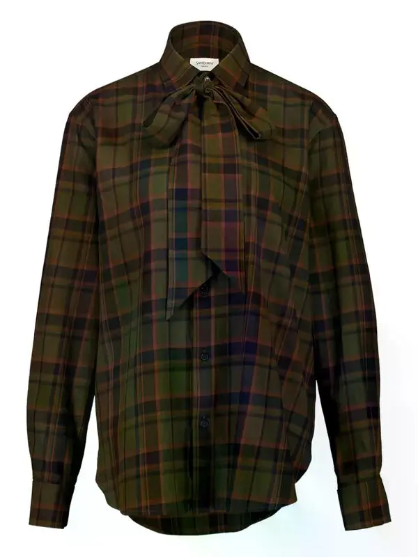 Saint Laurent Lavallière-bow Shirt