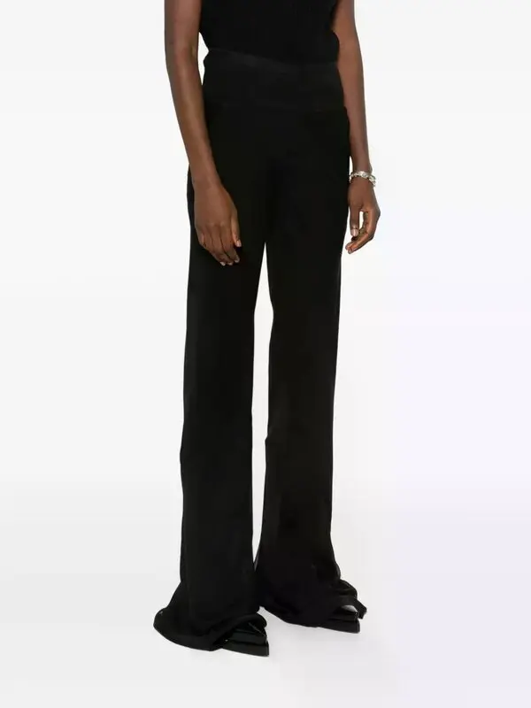 Rick Owens Paneled Pleated Trousers