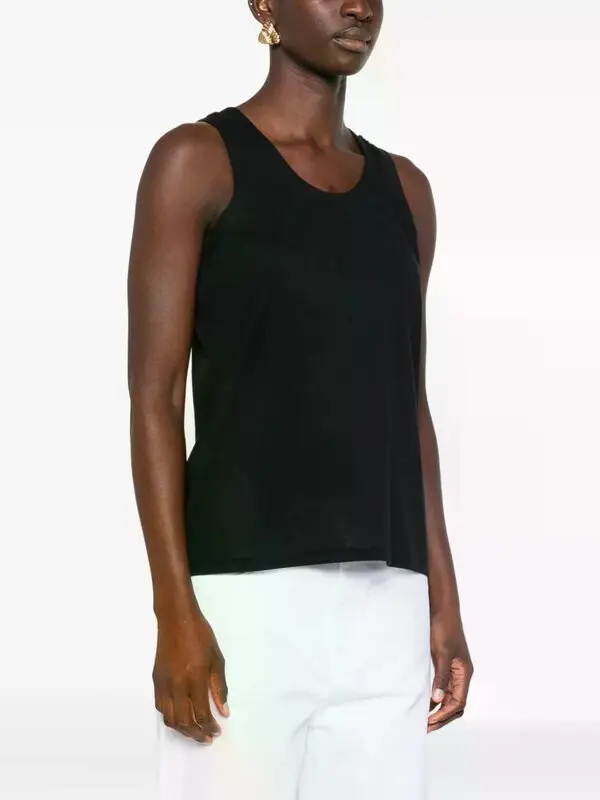 Khaite Isha Sleeveless Top - Black