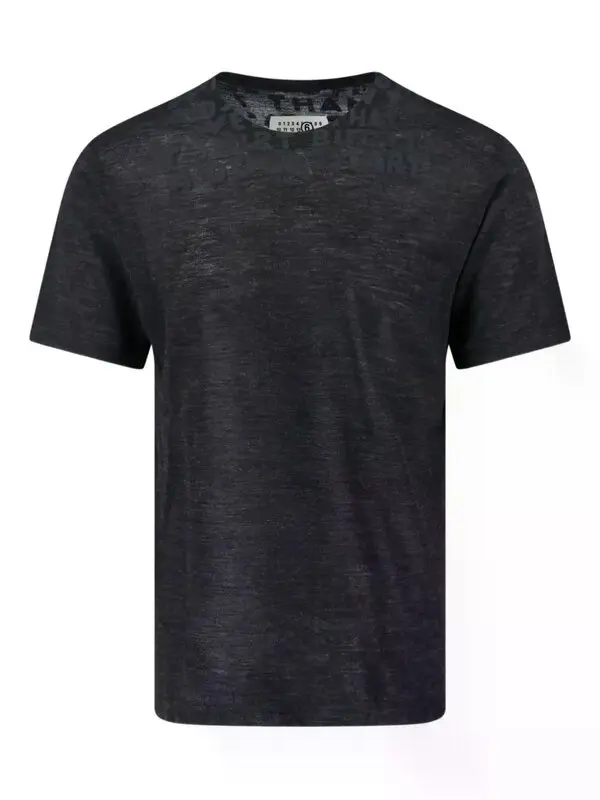 MAISON MARGIELA Letter-print T-shirt - Black