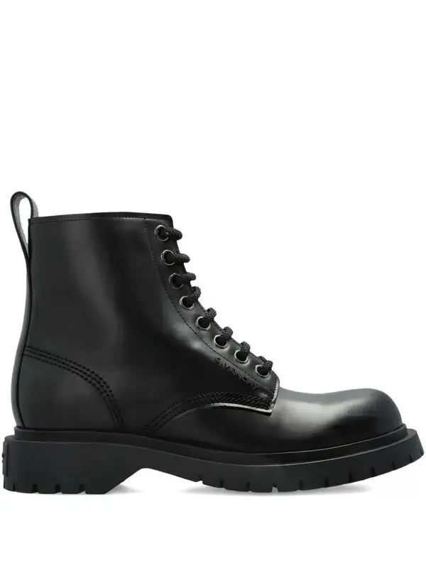 Givenchy Lace-up Leather Boots