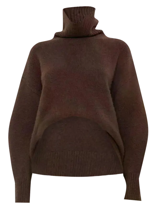 Arch4 Turtleneck Balloon-sleeve Sweater