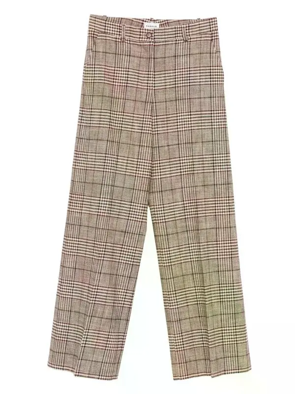 P.a.r.o.s.h Checked Straight-leg Trousers