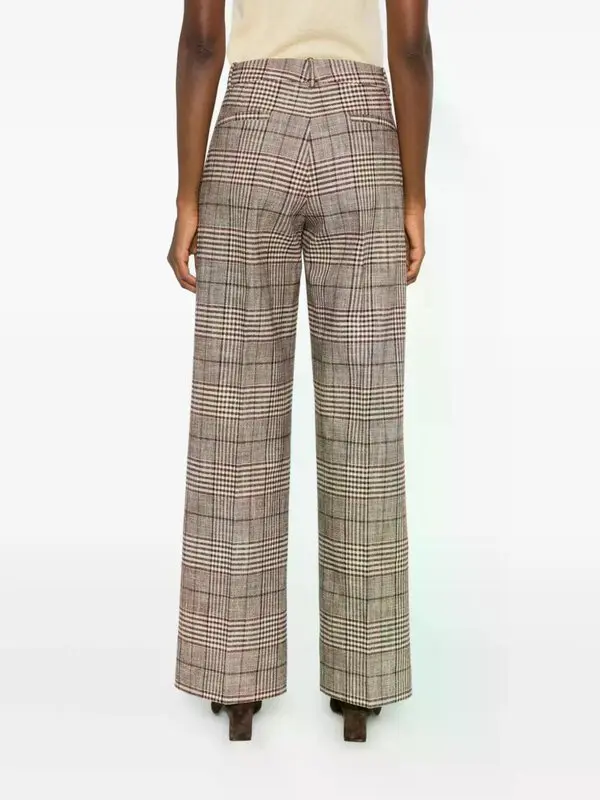 P.a.r.o.s.h Checked Straight-leg Trousers