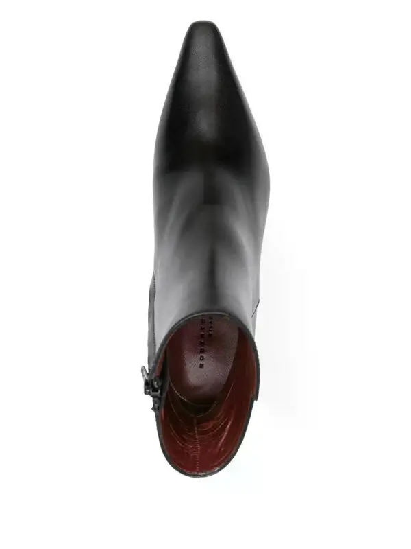Roberto Festa 75mm Yanira Pointed-toe Heeled Ankle Boots