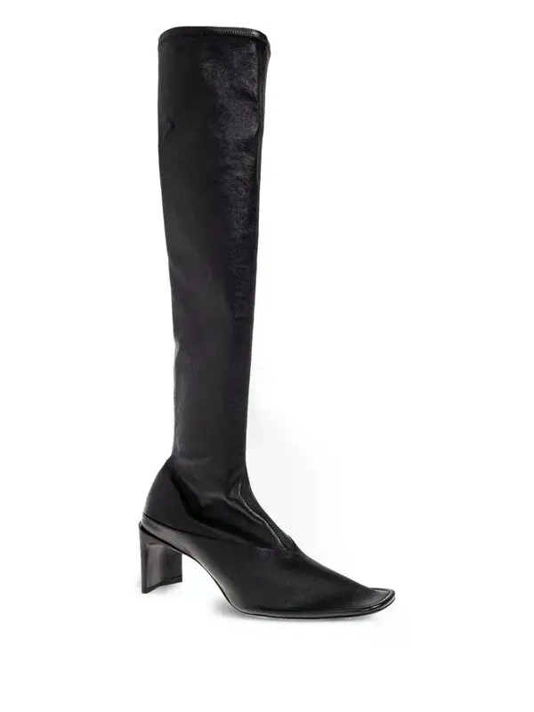 JIL SANDER 70mm Square-toe Knee-high Boots