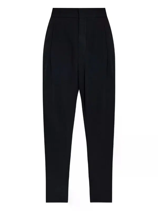 Giorgio Armani Pleated Wool Straight-leg Trousers