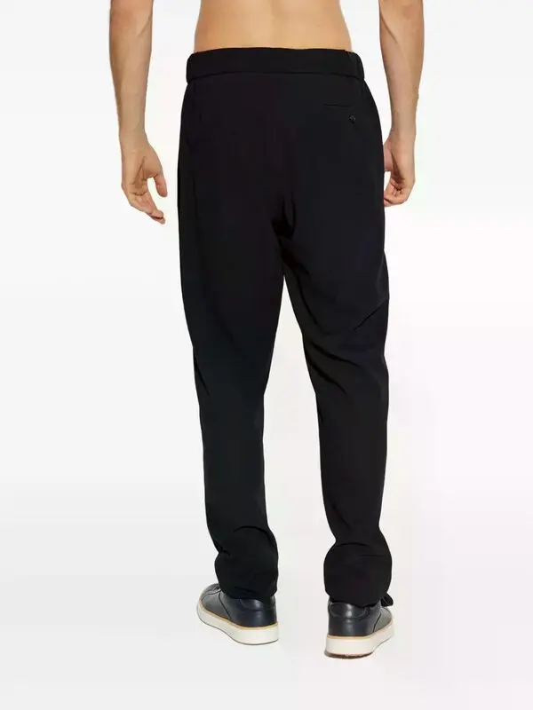 Giorgio Armani Pleated Wool Straight-leg Trousers