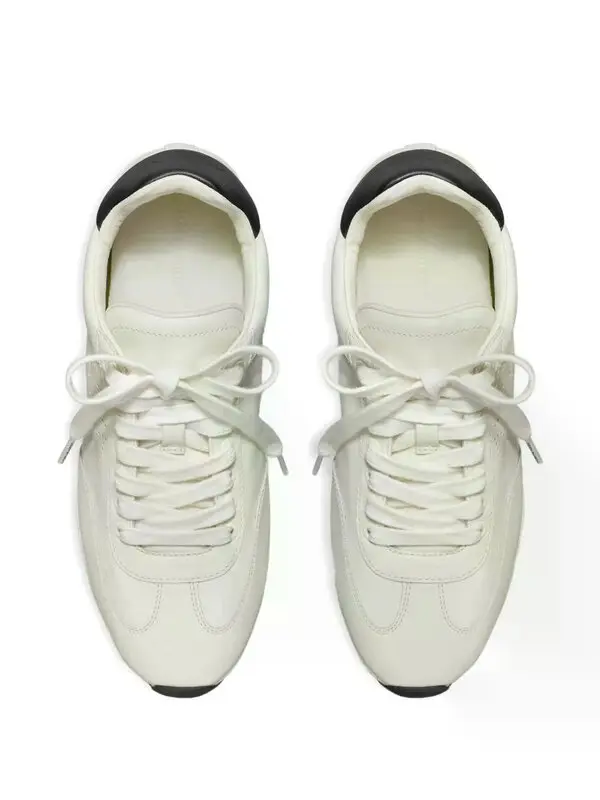Tory Burch Leather Perforated Sneakers