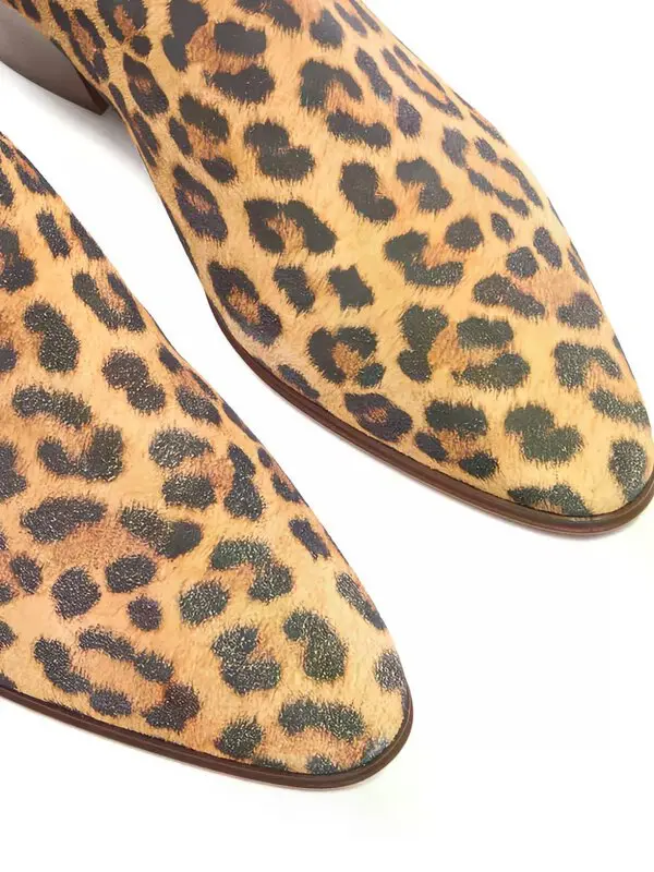 Casadei 50mm Leopard-print Ankle Boots