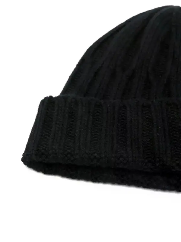 FILERIA Ribbed Cashmere Beanie