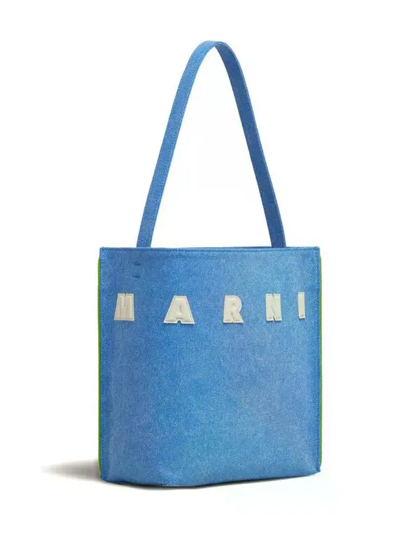 Marni Museo Logo-patch Tote