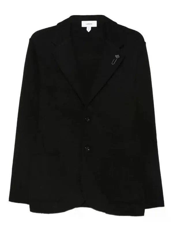 LARDINI Patch-pockets Wool Blazer