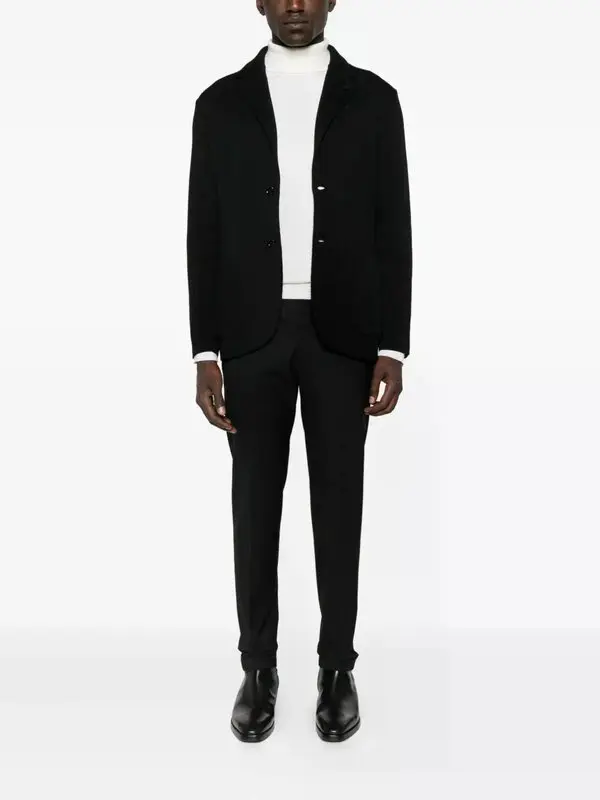 LARDINI Patch-pockets Wool Blazer