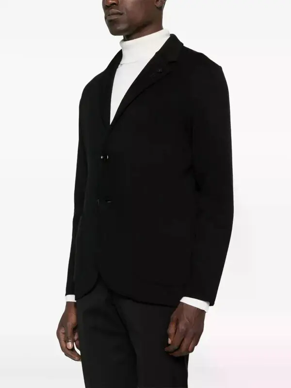 LARDINI Patch-pockets Wool Blazer